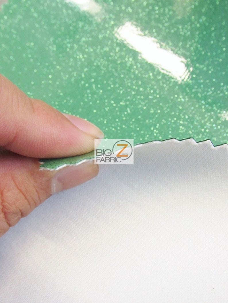 Vinyl Faux Fake Leather Sparkle Glitter Fabric 13 COLORS - Etsy