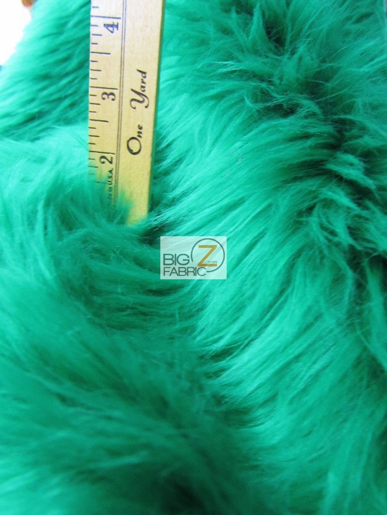 Solid Shaggy Faux Fur Fabric HUNTER GREEN Sold by the Yard | Etsy