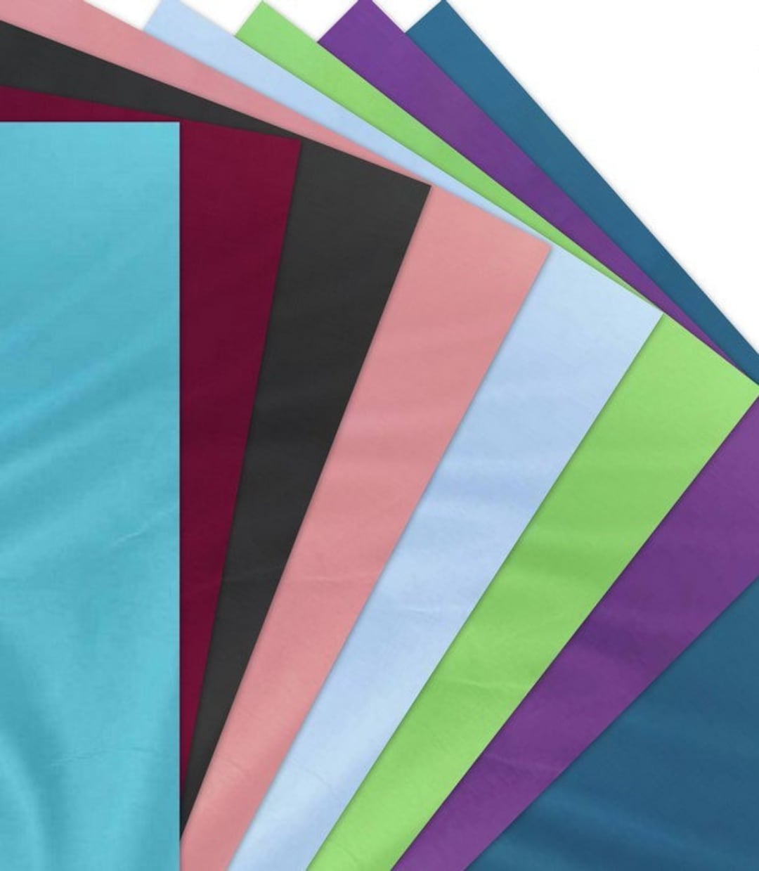 Solid Polyester Taffeta Fabric - 33 COLORS - Sold by the Yard 58"/60 ...