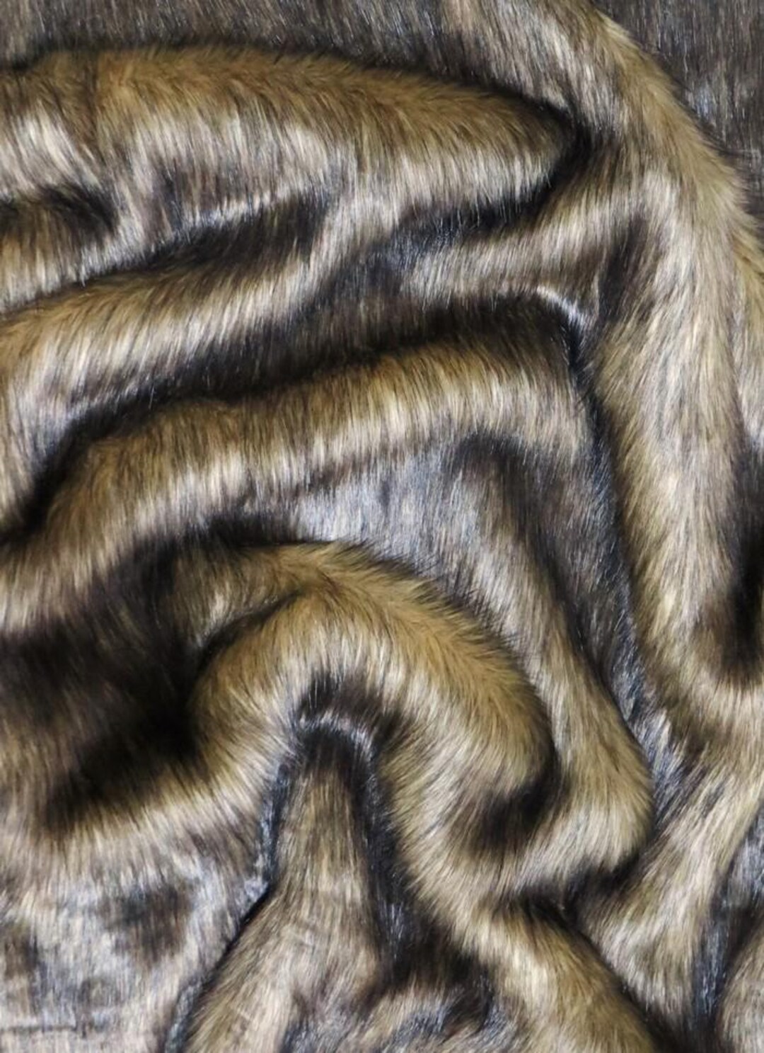 Faux Fake Fur Animal Coat Costume Fabric - ROCKY WOLF - Sold by the ...