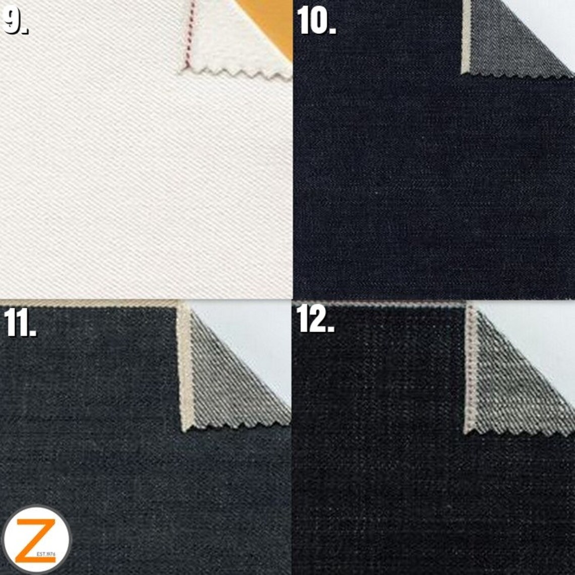 Assorted/japanese Selvedge Denim Fabric 12 STYLES by the - Etsy