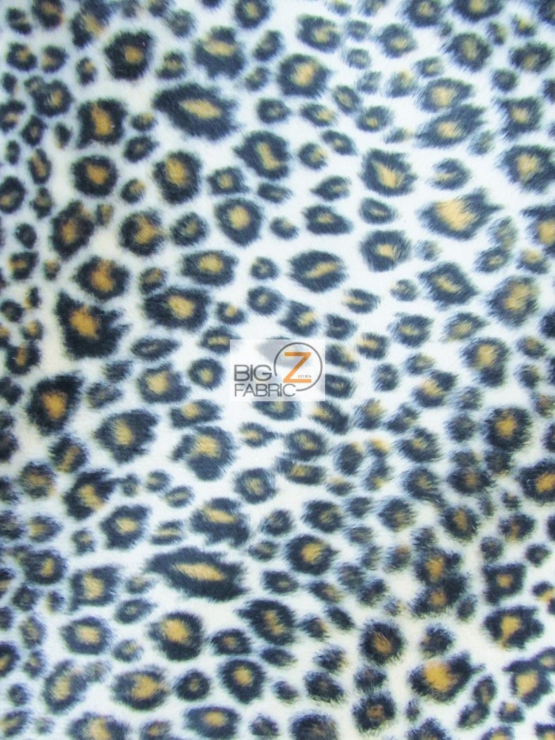 Cheetah Print Velboa Faux Fur Baby Cheetah Yellow - Etsy