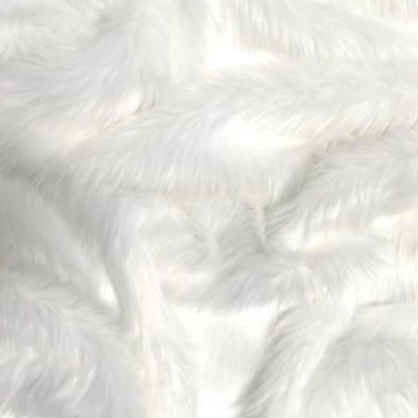 White Fur Fabric - Etsy