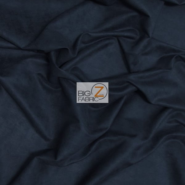 Navy Blue Suede Fabric - Etsy