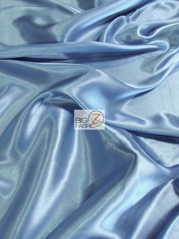 Solid Medium Weight Shiny Satin Fabric PERIWINKLE Sold by | Etsy