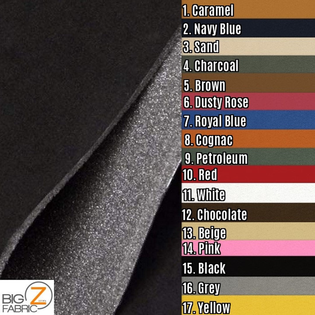 Upholstery Microfiber Suede Headliner Auto/boat Fabric - 17 COLORS ...