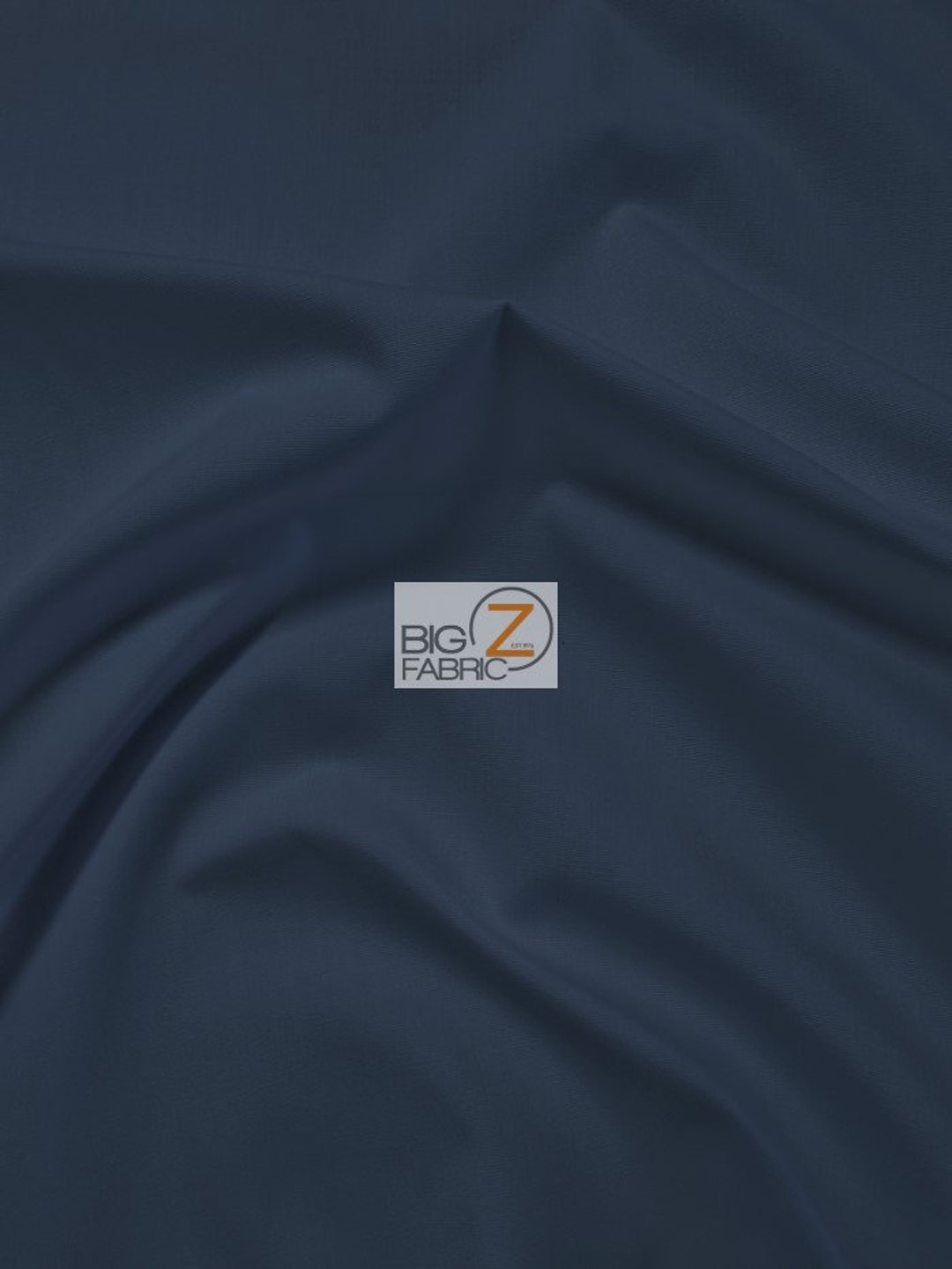 Solid Hospital Uniform Heavyweight Poly Cotton Fabric - NAVY - 58"/59 ...