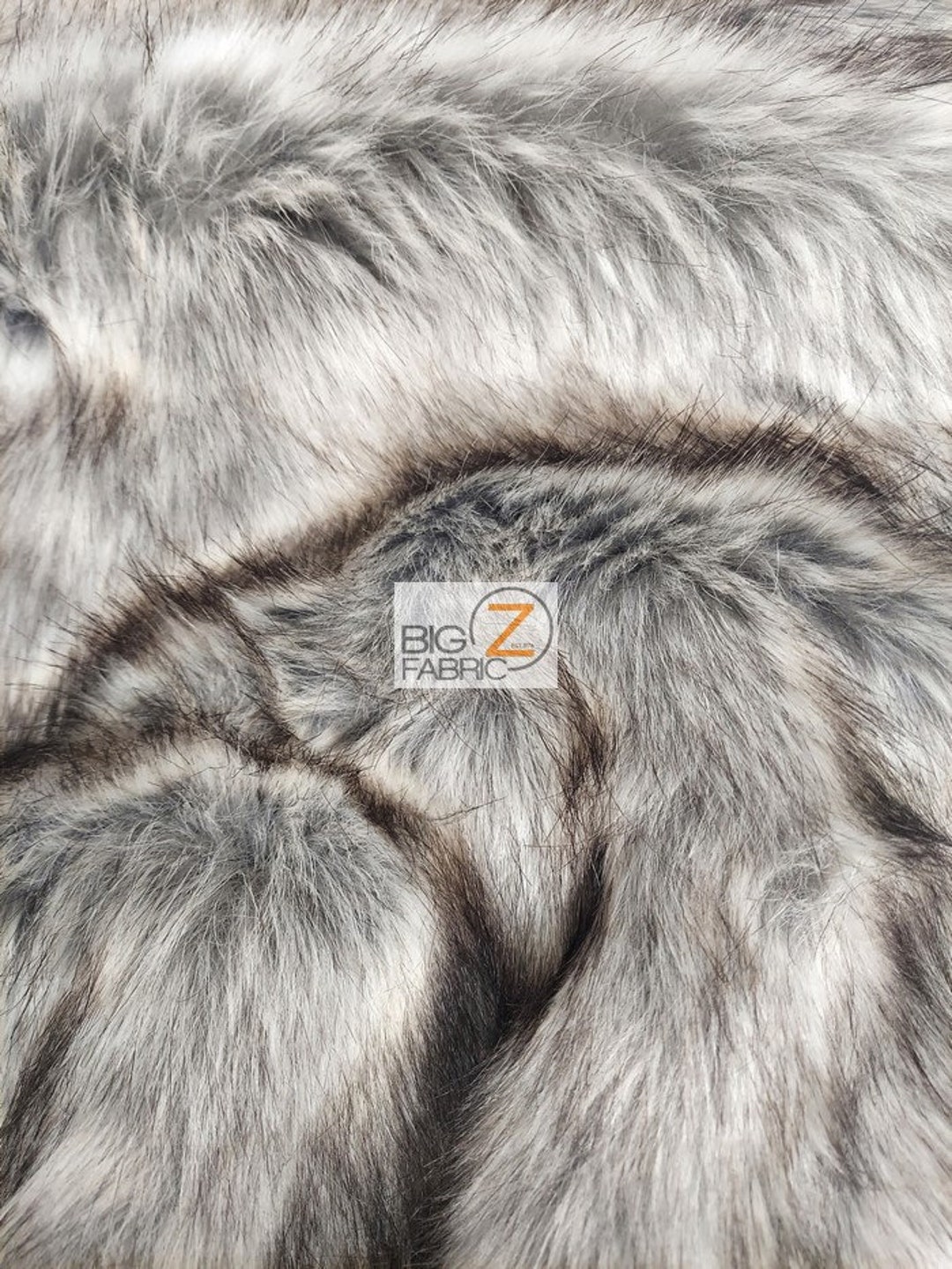 Faux Fake Fur Animal Short Pile Coat Costume Fabric GLACIER WOLF by the ...