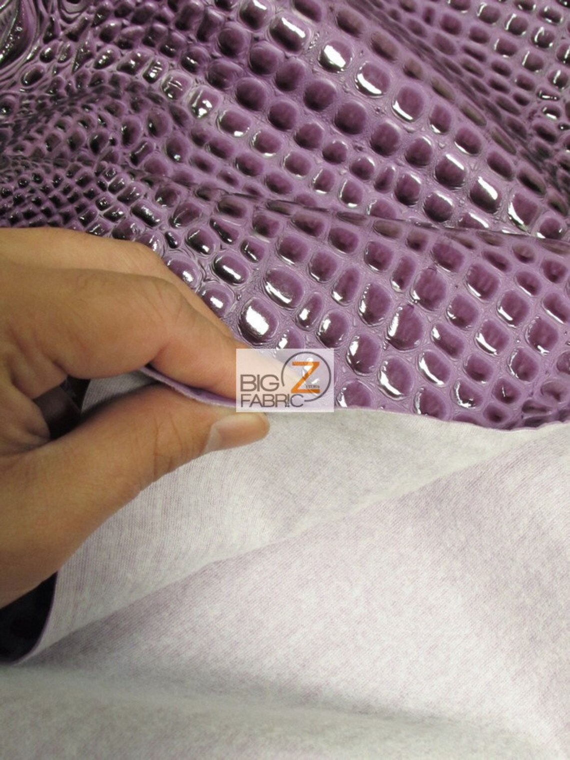 Florida Gator 3D Embossed Vinyl Fabric - MERCURY SILVER - by Yard ...