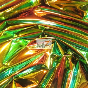 Durolast™ Holographic Multi-color Chrome Vinyl Fabric - 7 COLORS - by ...