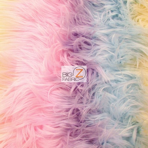 Candy Shag Faux Fur Fabric BUBBLE GUM Sold by the Yard | Etsy