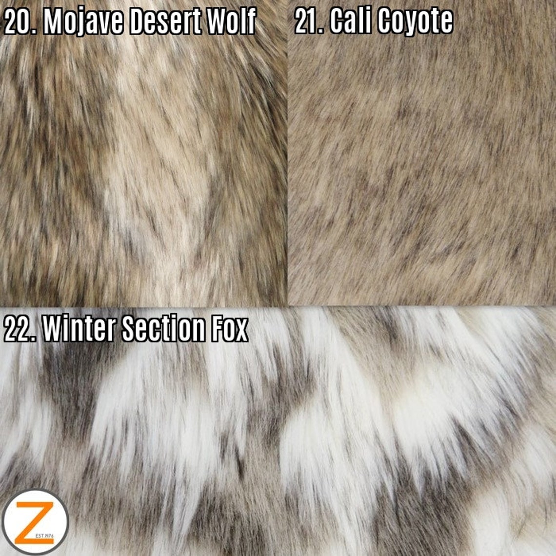 Faux Fake Fur Animal Coat Costume Fabric wolf Series 22 - Etsy