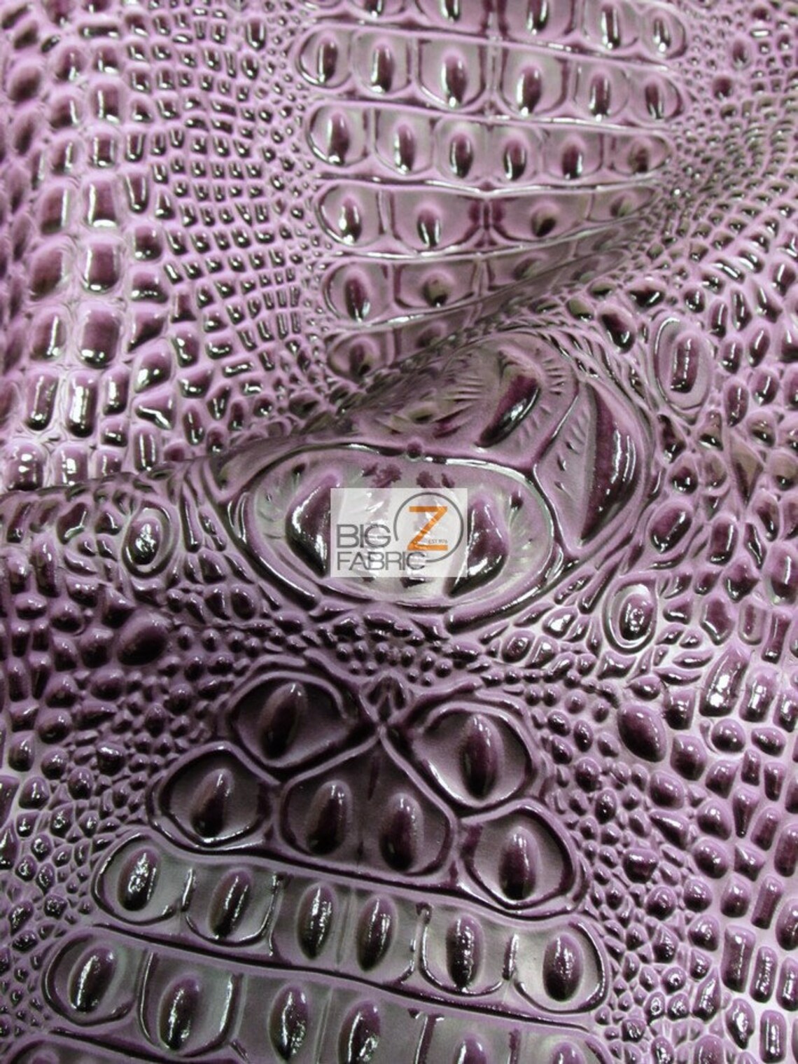 Florida Gator 3D Embossed Vinyl Fabric - MERCURY SILVER - by Yard ...