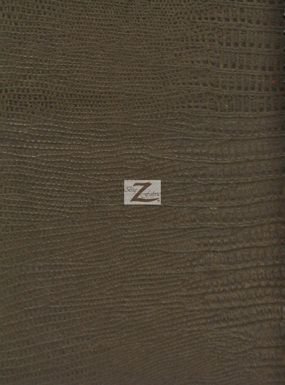 Vinyl Faux Fake Leather Pleather Reptile Flocked PVC Fabric - Etsy