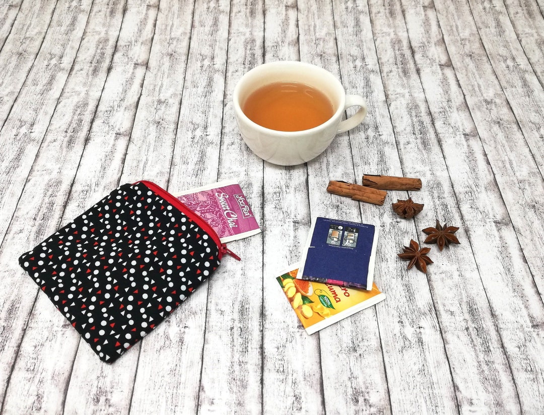 Mini Zip Pouch for Teabags, Tea Bag Wallet, Travel Tea Accessories ...