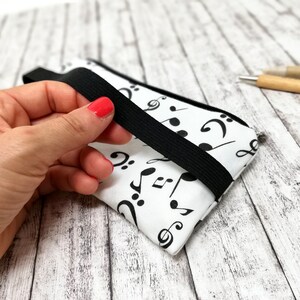 Pencil Case With Elastic Band, Pen Case for Music Books, Planner Pencil ...