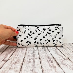 Pencil Case With Elastic Band, Pen Case for Music Books, Planner Pencil ...