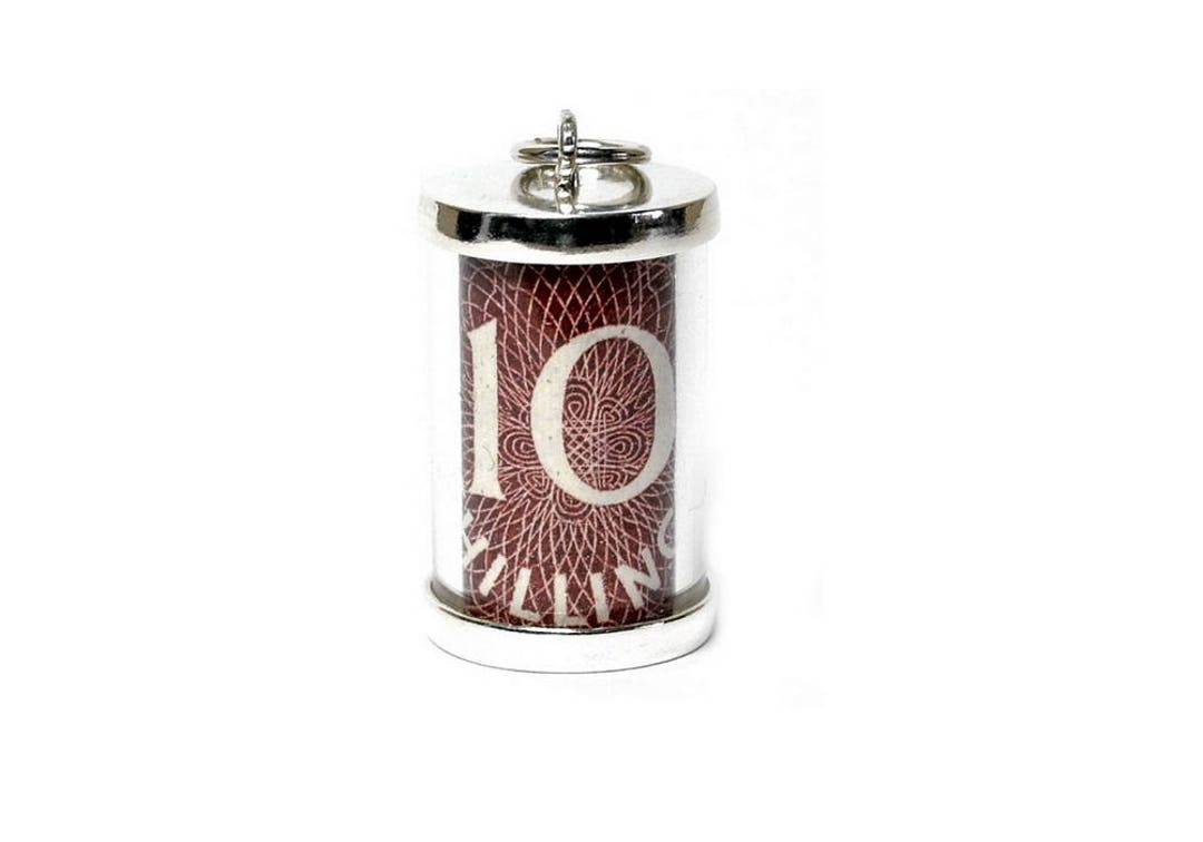 Sterling Silver 10 Shilling Emergency Note Charm for Bracelets,charms ...