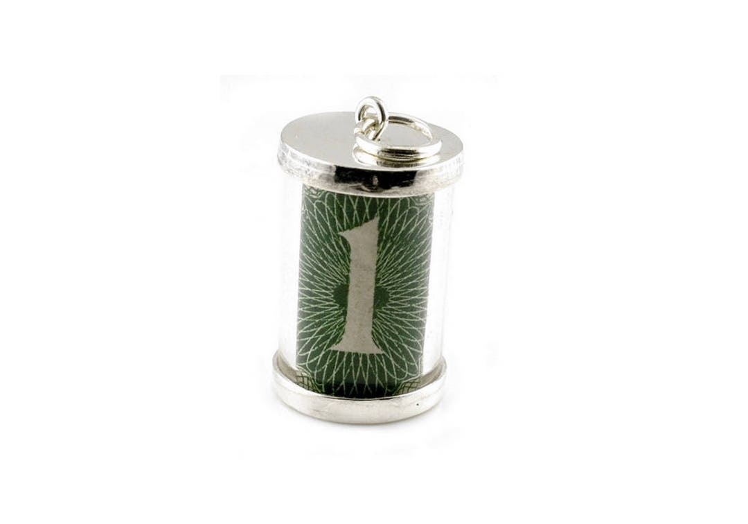 Sterling Silver Genuine 1960s Pound Note Charm, "in Emergency Break ...
