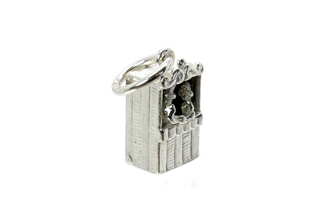Sterling Silver Movable Punch & Judy Charm for Bracelets, Charm for ...