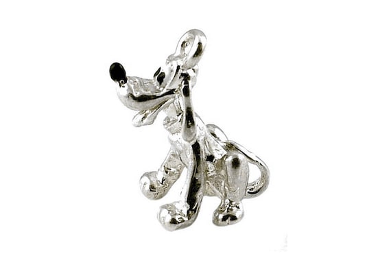 Sterling Silver Pluto Dog Charm for Bracelets Disney Charm - Etsy