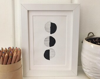 Small abstract art | Etsy