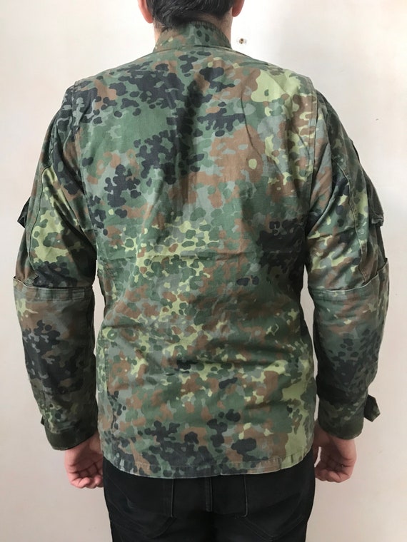 Vintage NATO Military Jacket Flectarn Camo Jacket Mil… - Gem