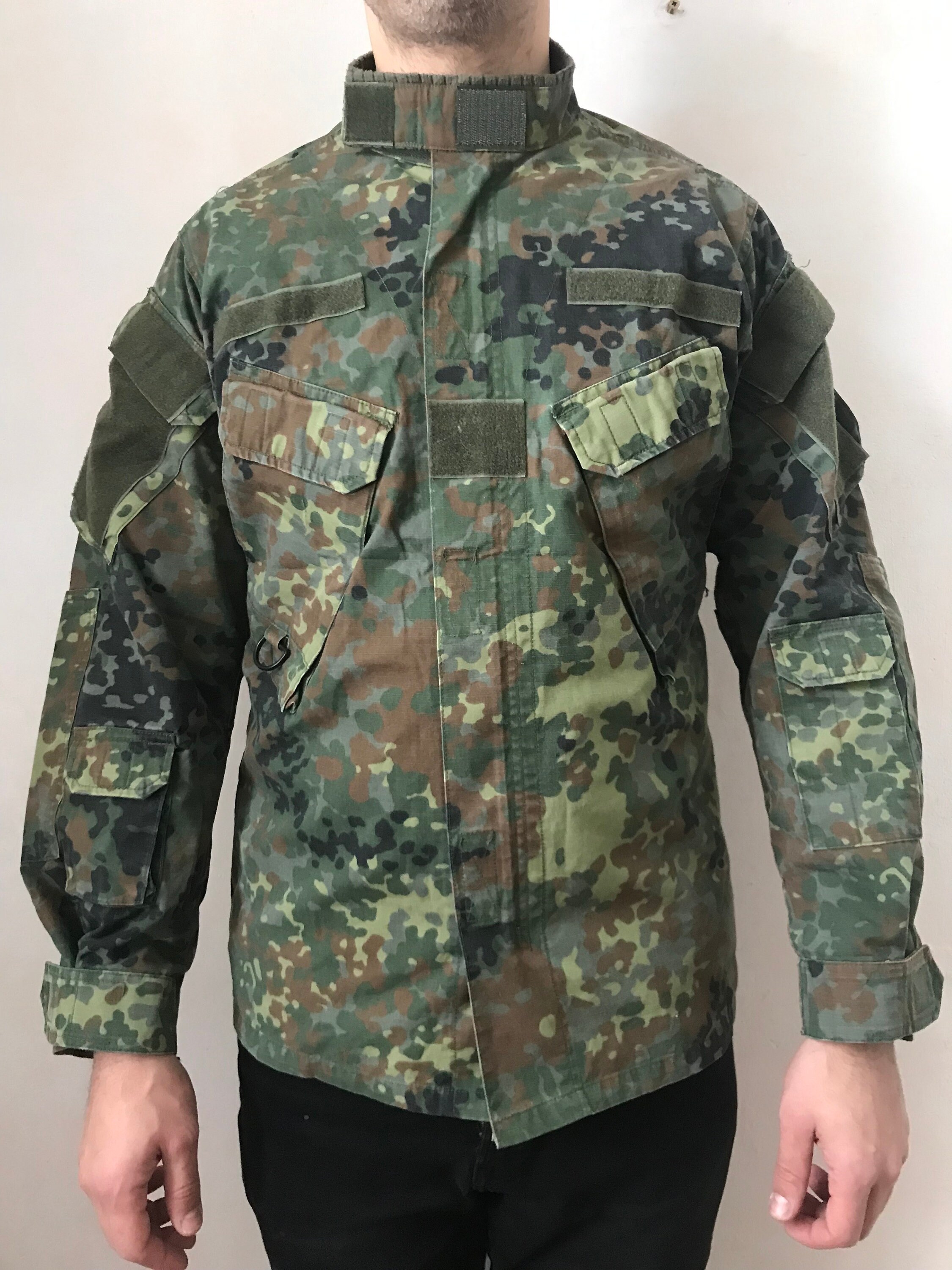 Vintage NATO Military Jacket Flectarn Camo Jacket Military Surplus ...