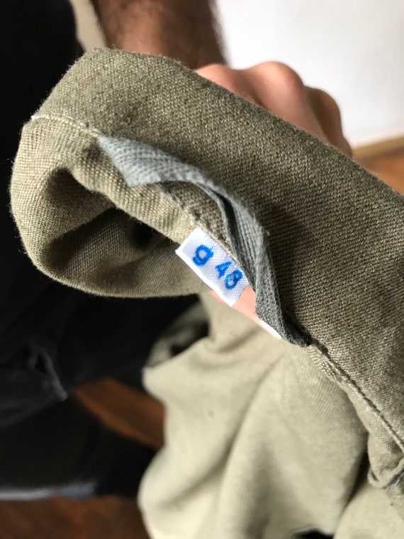 Vintage 70's GDR German Army Jacket NVA Green Jacket … - Gem