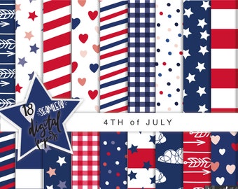 4th of July Papers | Etsy