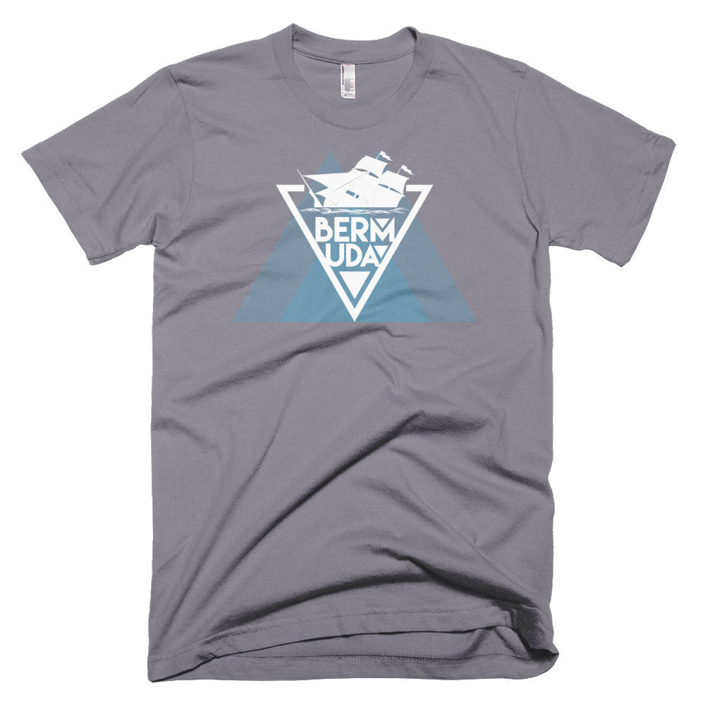 Bermuda Triangle Short-sleeve T-shirt- Ship, Bermuda, Lost, Triangle ...
