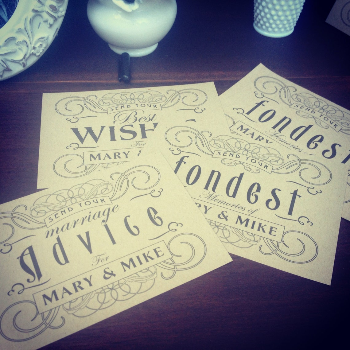 Printable Guest Advice Cards - Etsy