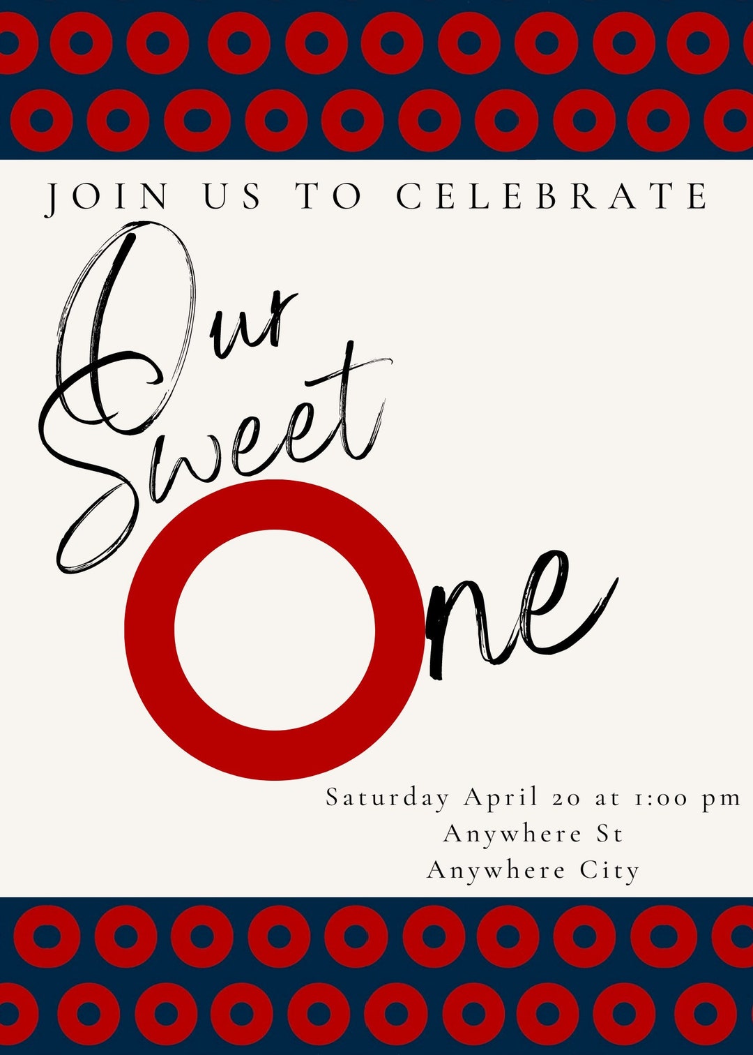 Phish Inspired First Birthday Invitation DIGITAL DOWNLOAD | Our Sweet ...