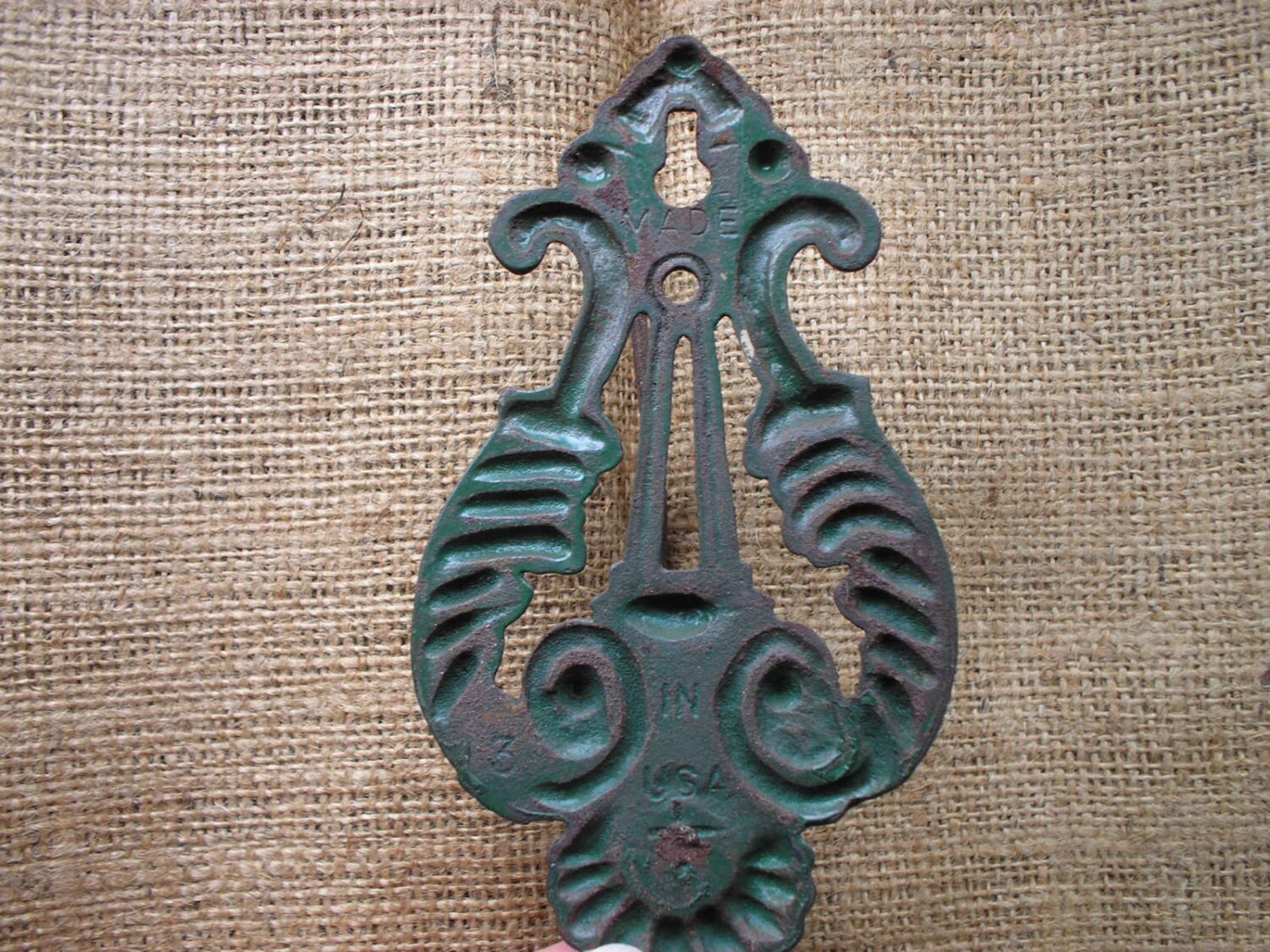 Vintage Metal Note Holder - Etsy