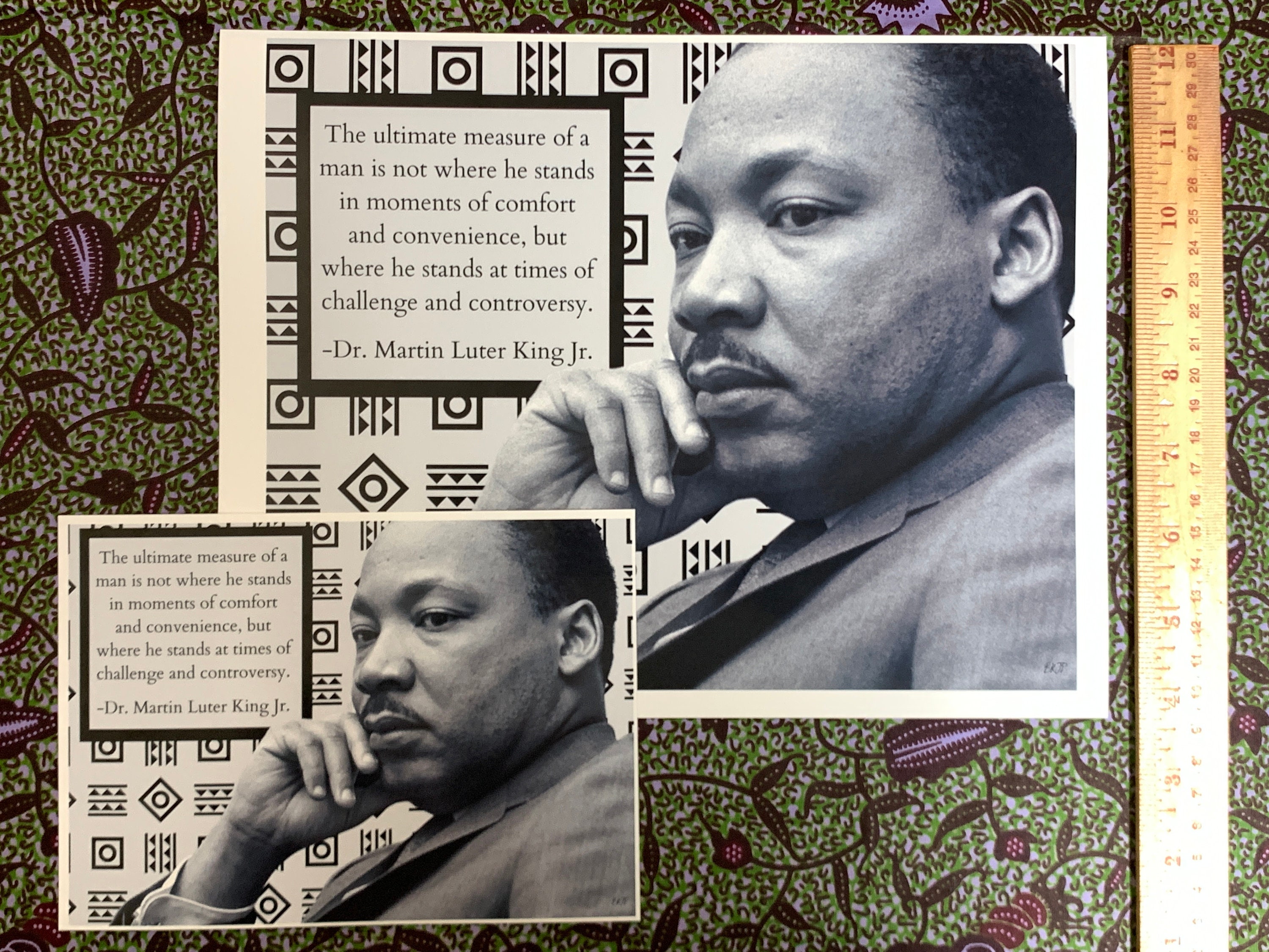 Martin Luther King Jr. Legacy Print: Measure of a Man - Etsy