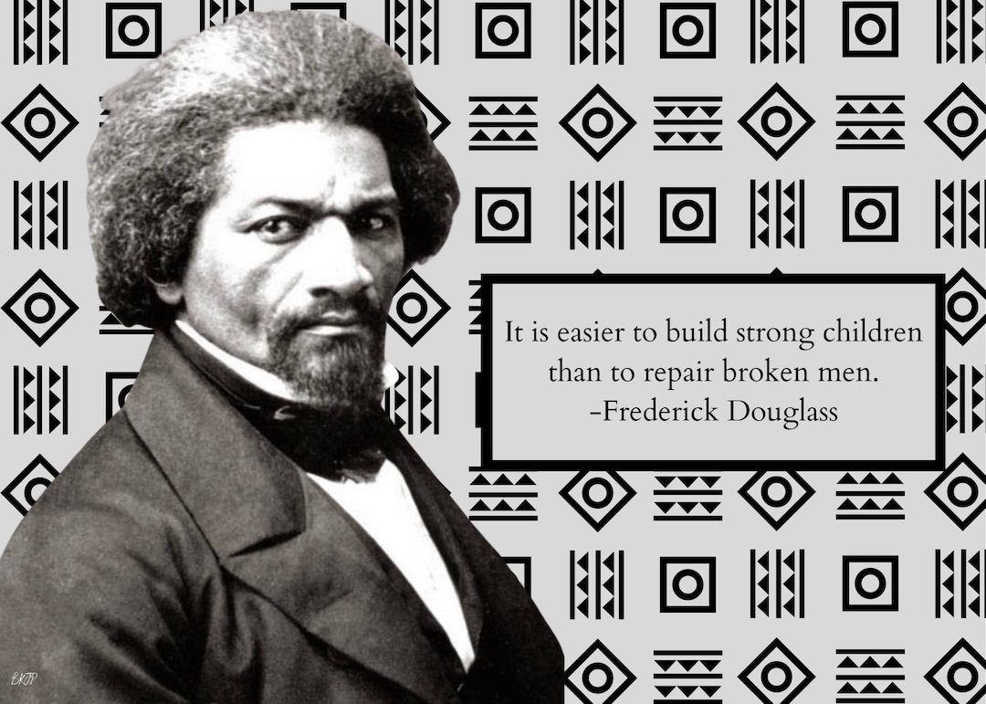 Frederick Douglass Legacy Print: Nurturing Strength in Words - Etsy