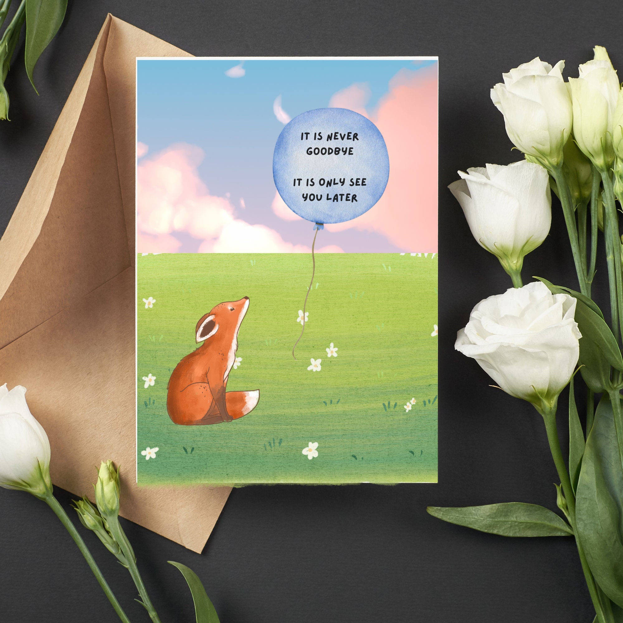 PRINTABLE Sympathy Card DIGITAL Goodbye Card Bereavement and Loss ...