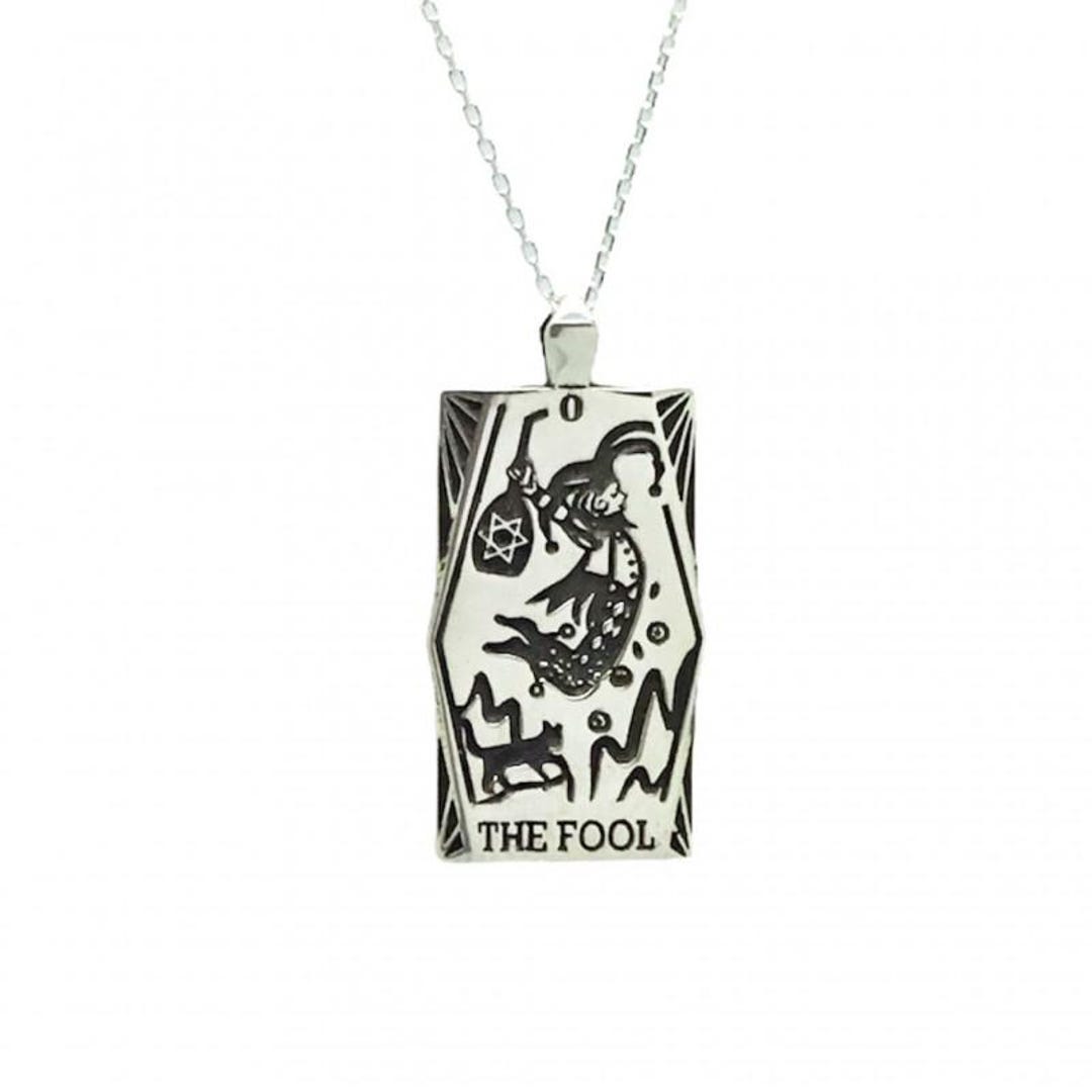 The Fool Tarot Card Necklace in Sterling Silver 925 - Etsy