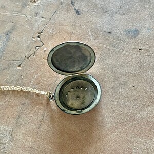 Antique Victorian Star Moon Locket Gold Filled Necklace - Crescent ...