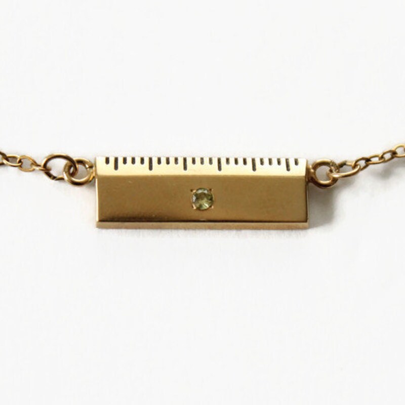 Ruler Necklace - Etsy