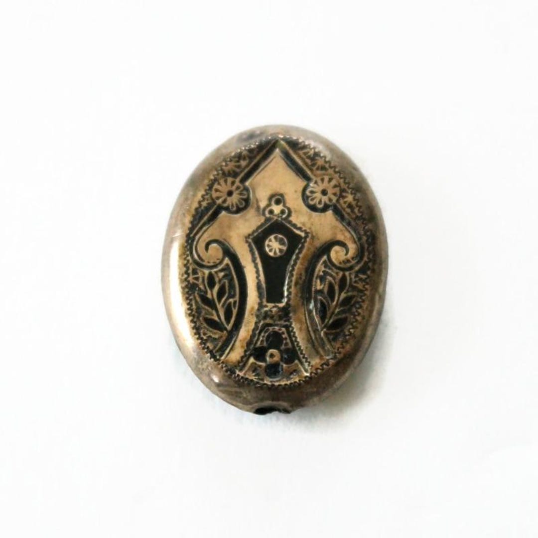 Antique Victorian Mourning Locket With Photo and Hair - Mourning Locket ...
