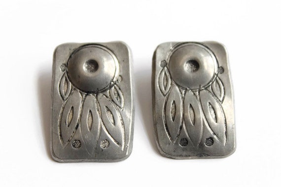 Mid Century Modern Scandinavian Earrings - Handmade N… - Gem