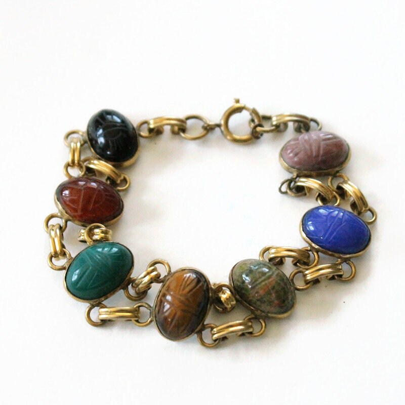 Scarab Bracelet - Etsy