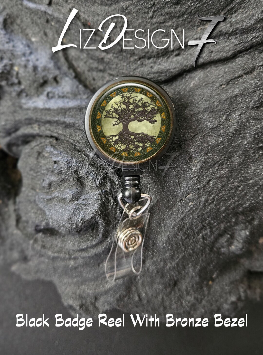 Tree of Life Badge Reel - Tree of Life Badge Holder - Retractable Badge ...