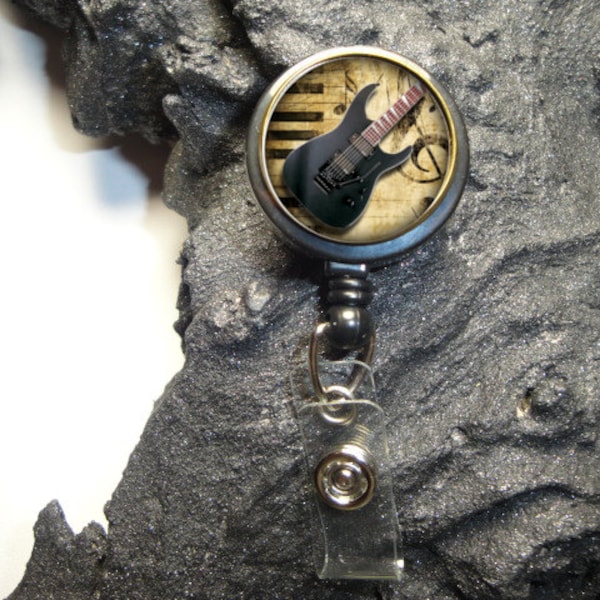 Guitar Badge - Etsy