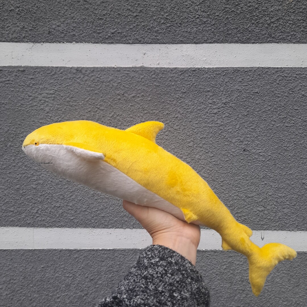 Yellow Shark Stuffed Animal Fish Plushie - Etsy