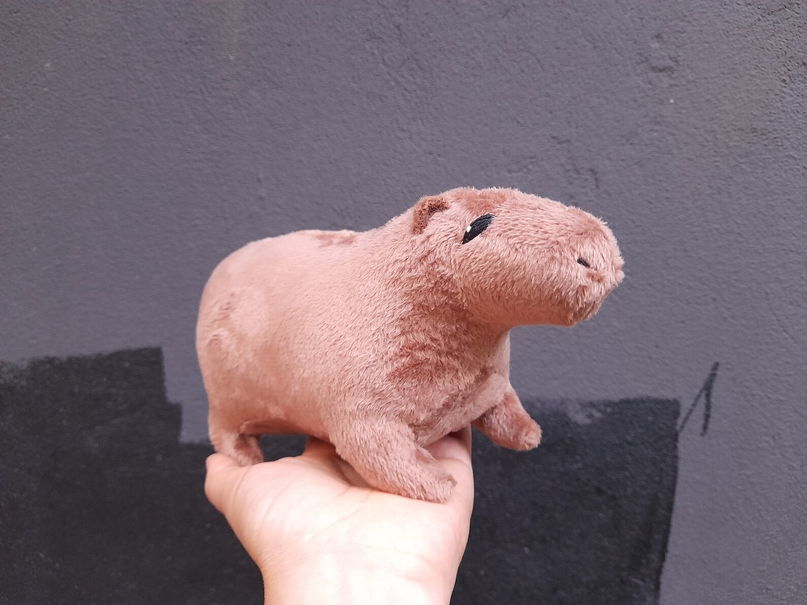 Capybara Plush Toy Stuffed Capybara Plushie Fluffy | Etsy