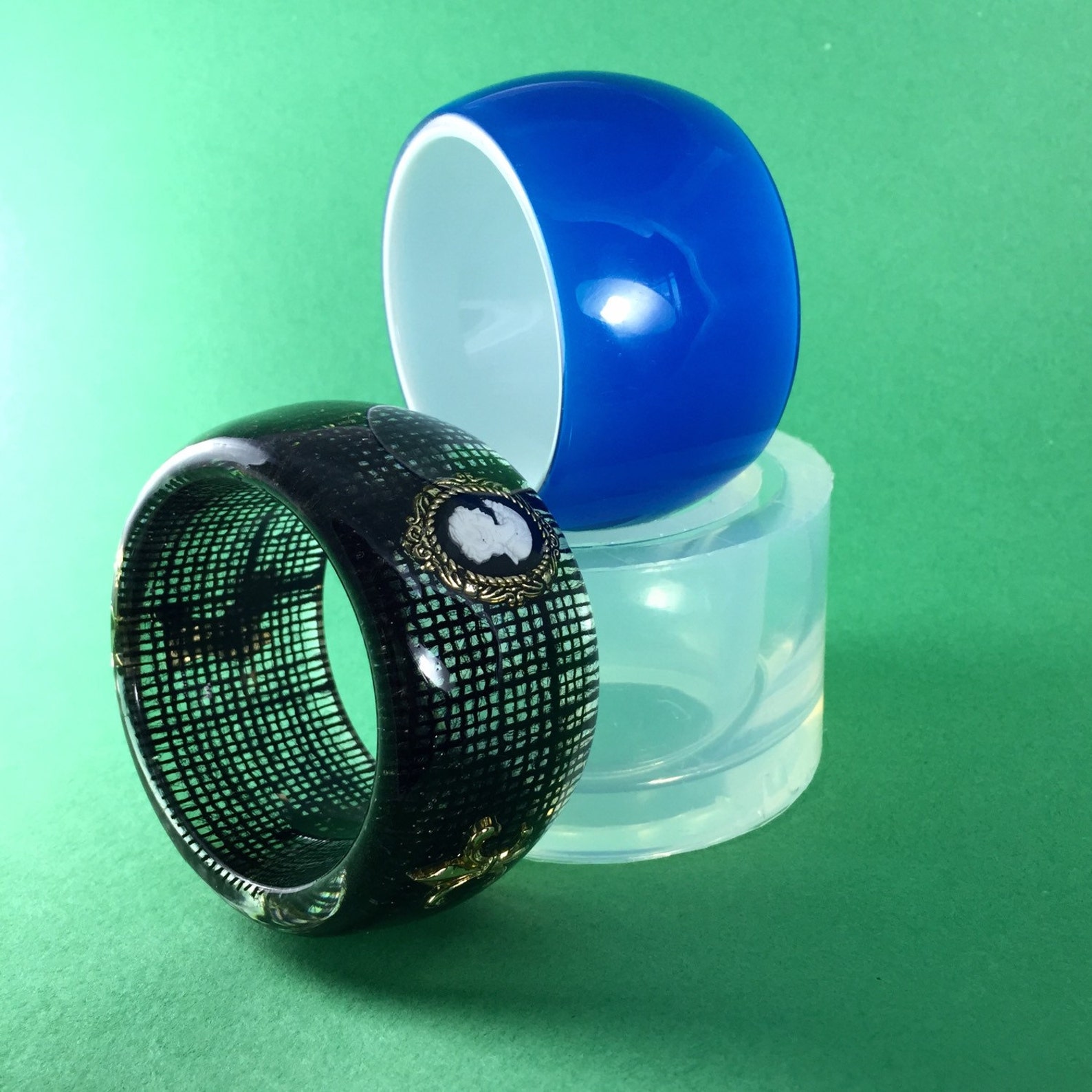 Clear Silicone Bangle Mold Wide Shine Bangle Bracelet Perfect | Etsy