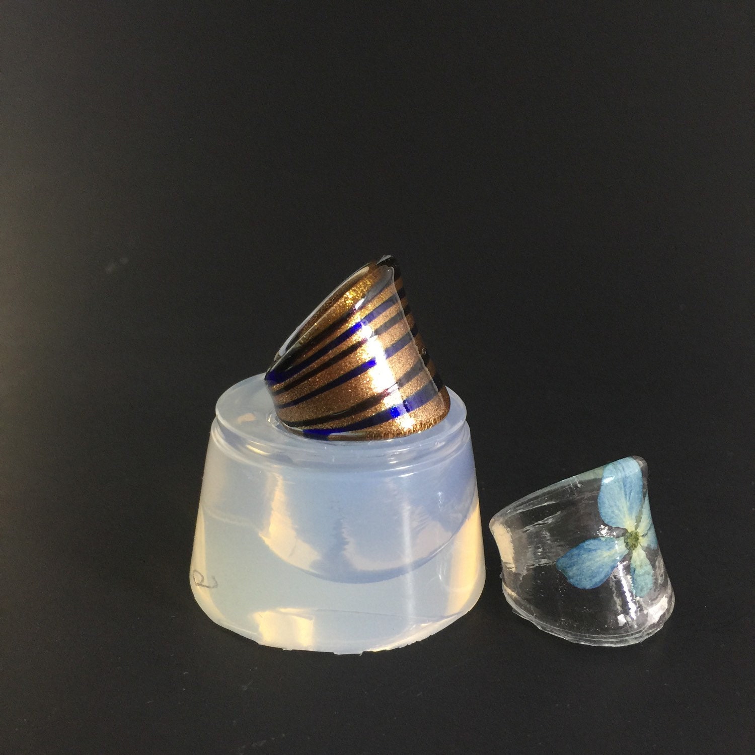 Wide Ring Clear Silicone Mold. Create Your Own Resin Jewelry. - Etsy
