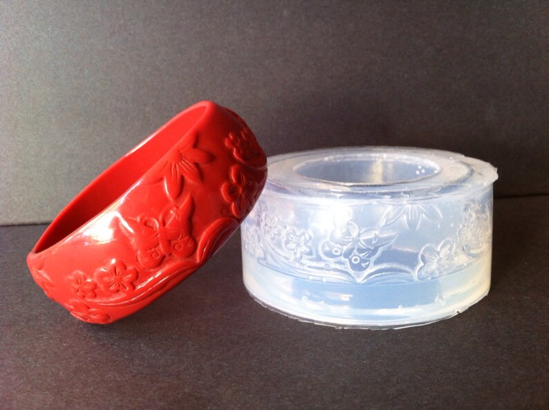 Clear Silicone Rubber Mold for Bangle Bracelet MB074 - Etsy